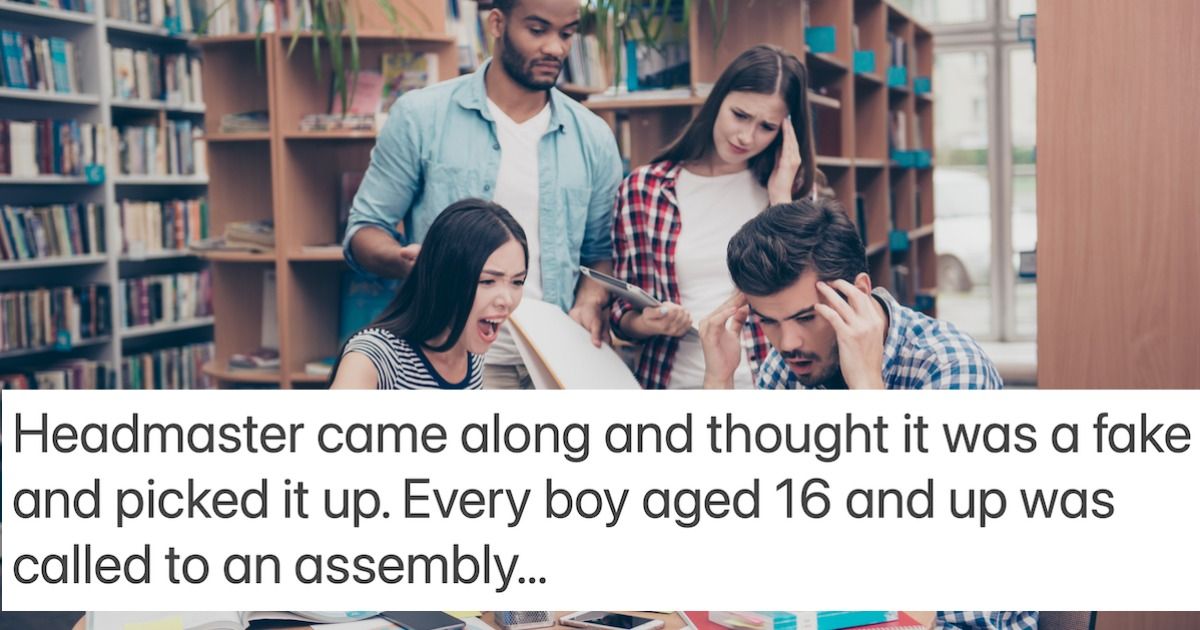 16 people reveal 'the incident' that went down at their high school ...