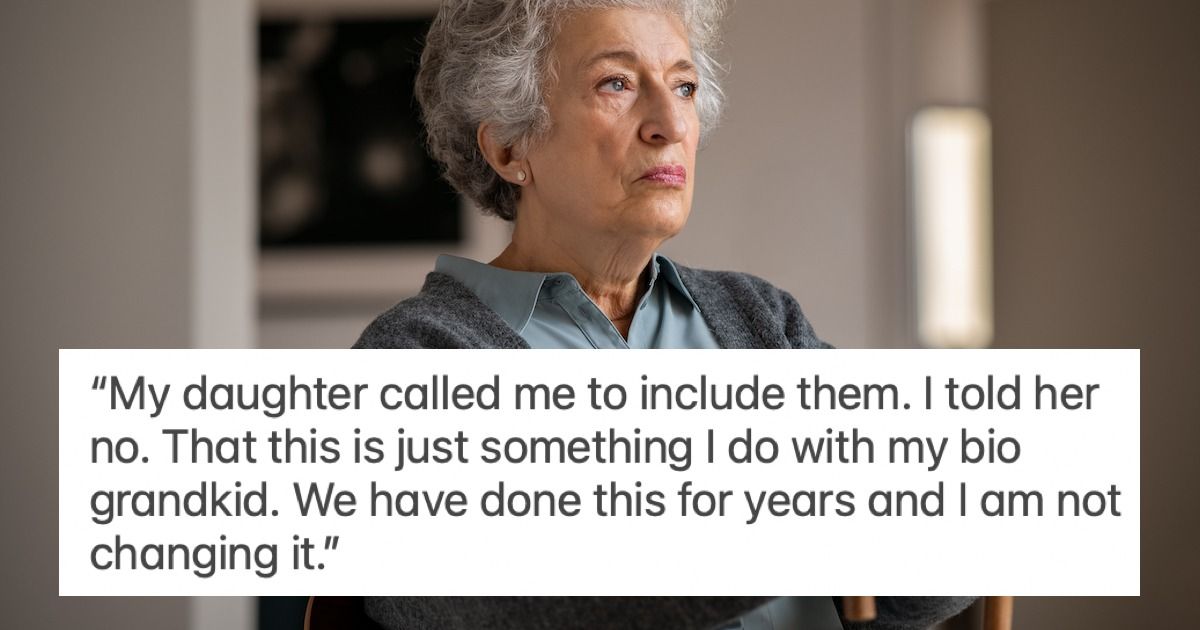 Grandma tells family that traditions are for biological grandkids only ...