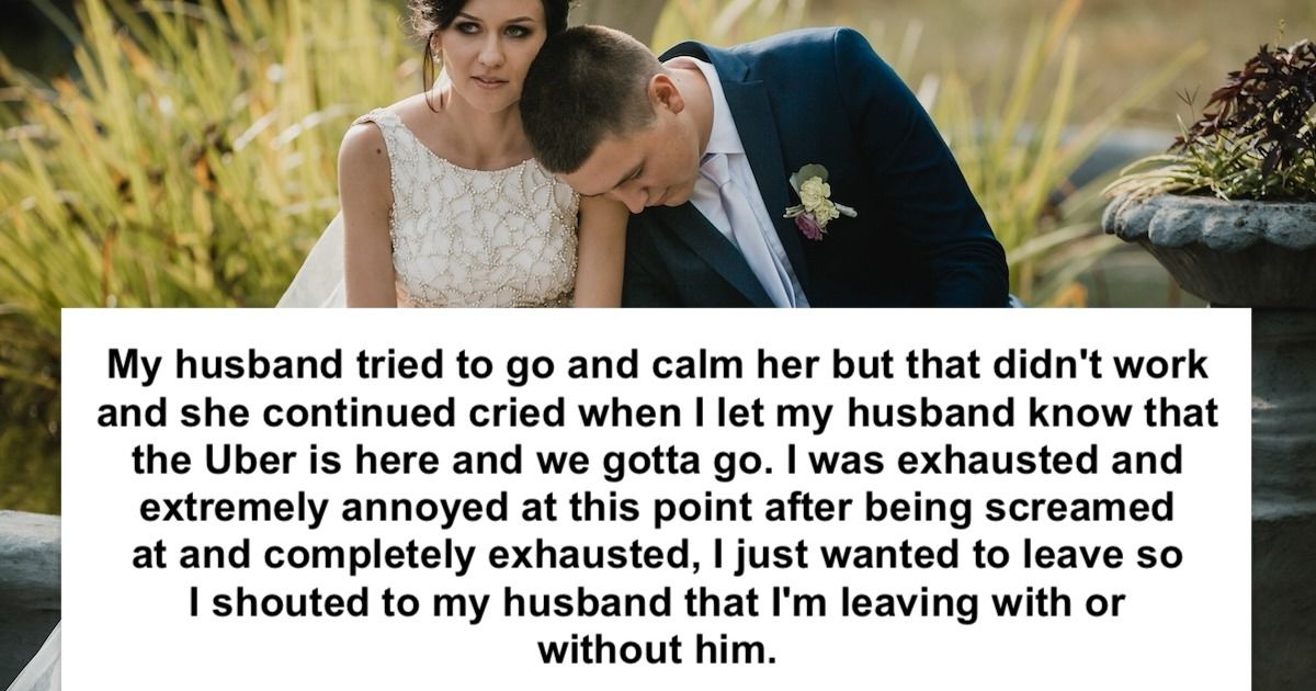 AITA because I didn't stay at my own wedding reception after my SIL had ...