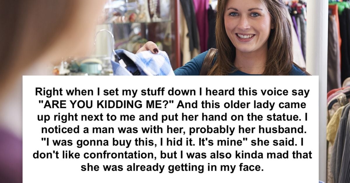 'AITA for buying something an 'older woman' had hidden in a thrift shop ...