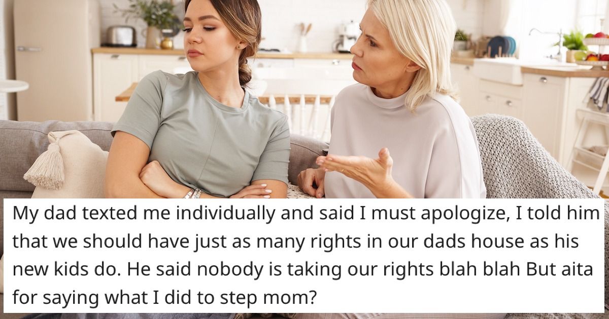 Aita For Calling Out My Stepmoms Second Wife Syndrome After She