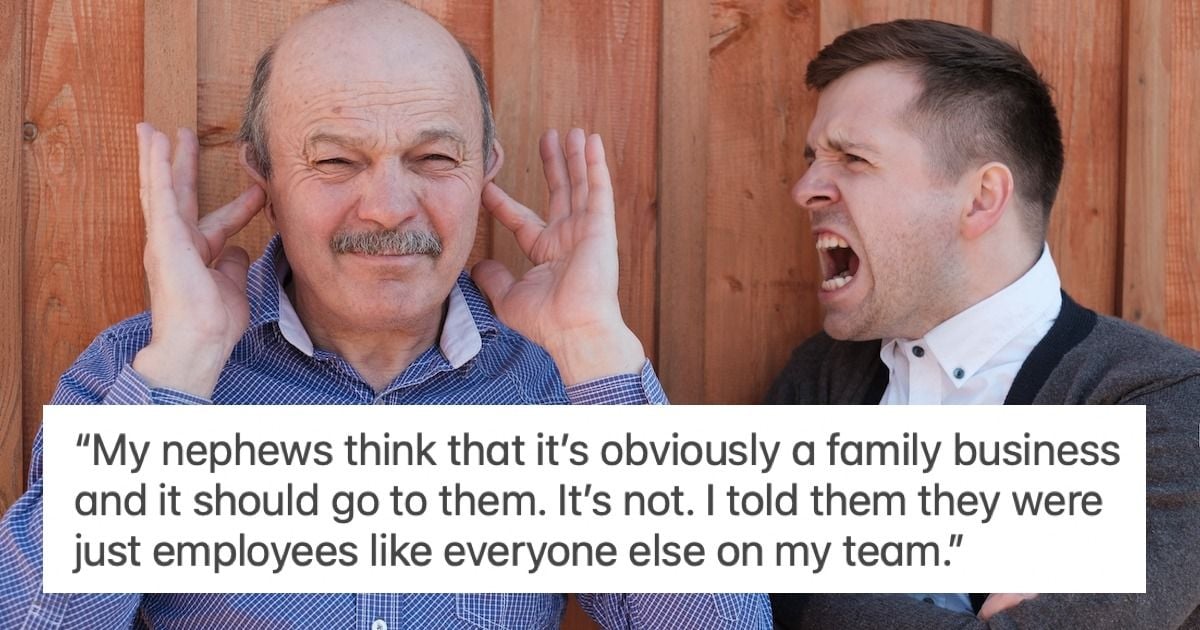 Uncle sells family business instead of passing it on to 'bratty ...