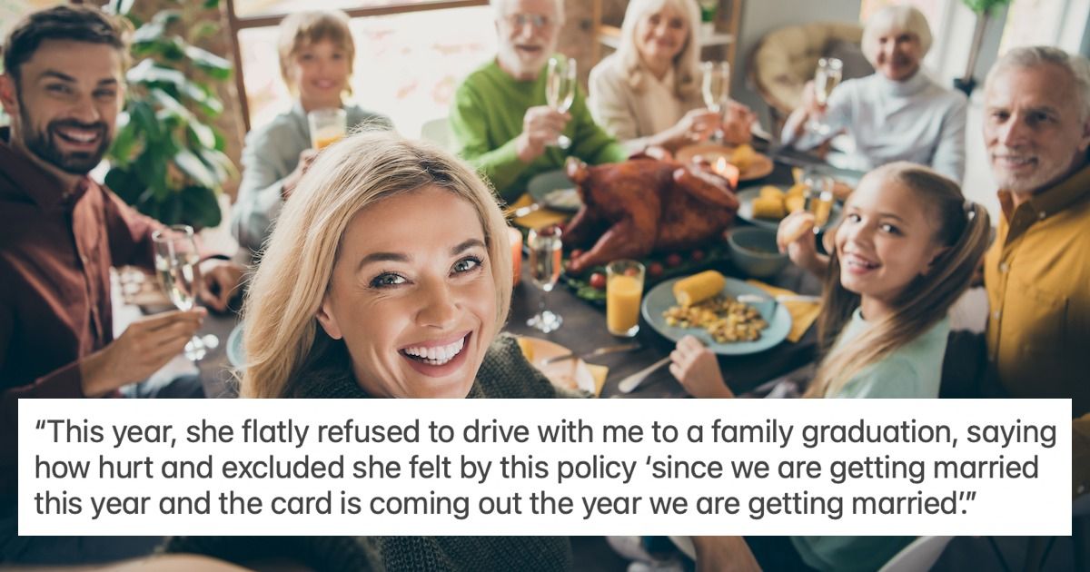Man refuses to let fiancée be in the family Christmas card before ...