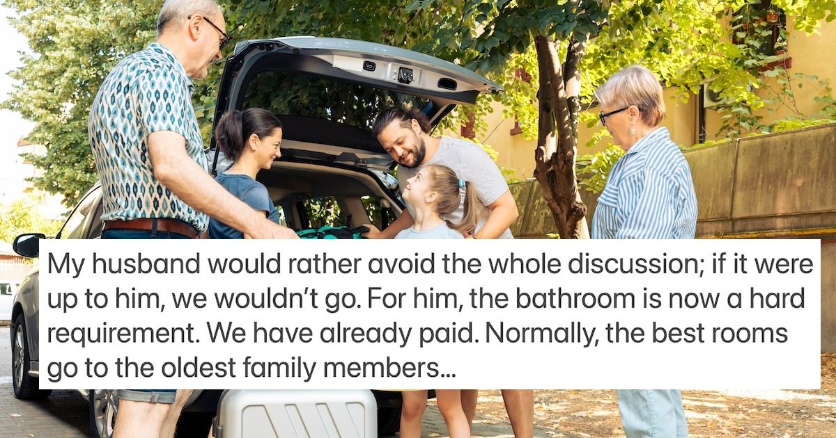 'AITA for insisting on having one of the rooms with a private bathroom ...