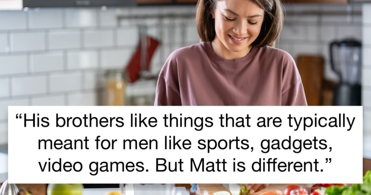 'AITA for having my son help me in the kitchen? My husband says it's ...