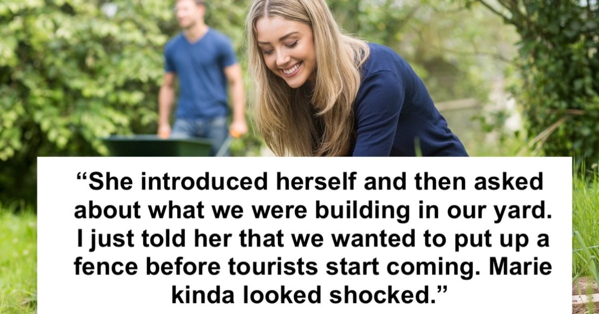 'AITA for not letting my neighbors use my yard? They claim it's normal ...