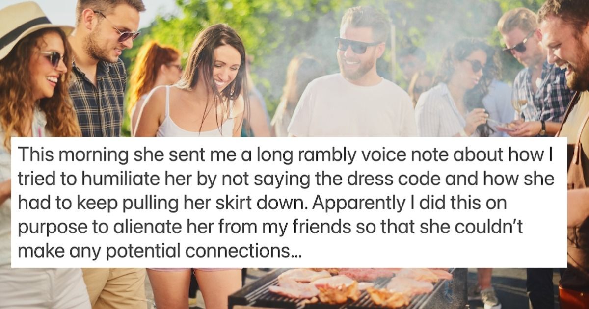 'AITA for not telling a grown woman the dress code for a BBQ ...