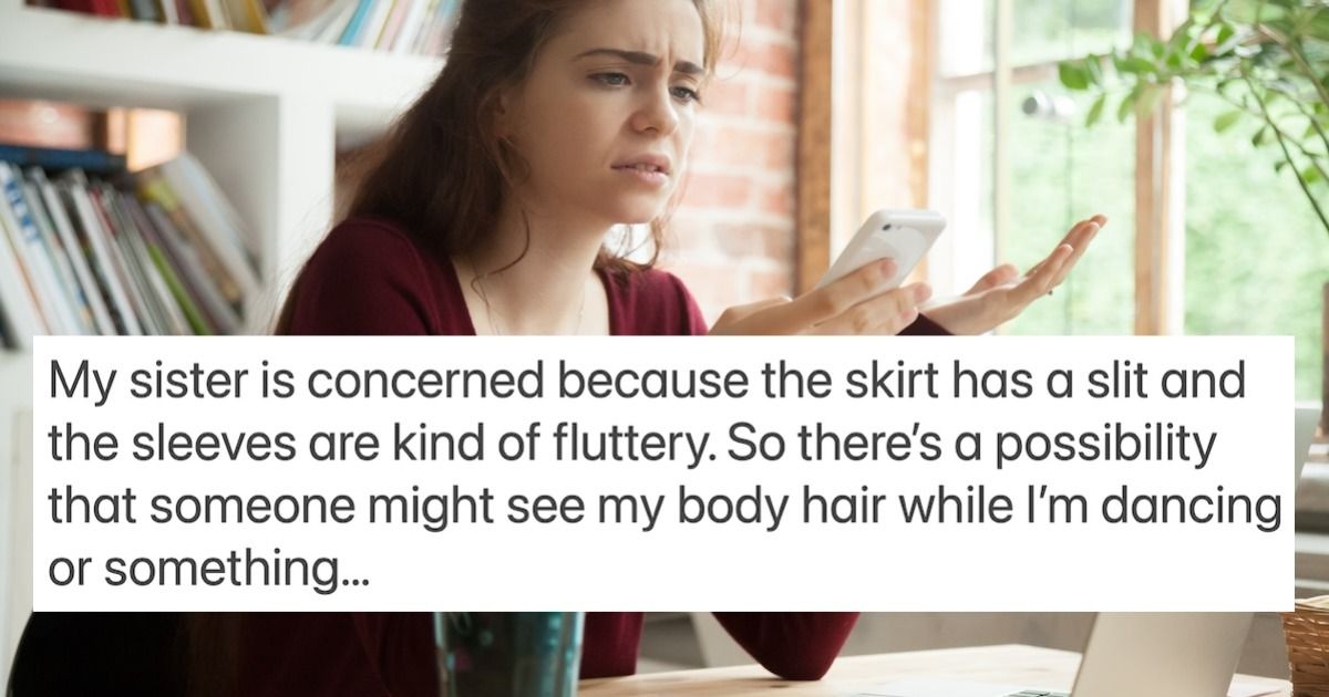 'AITA for not wanting to shave for my sister’s wedding?' | Someecards AITA 'AITA for not wanting to shave for my sister’s wedding?' | Someecards AITA