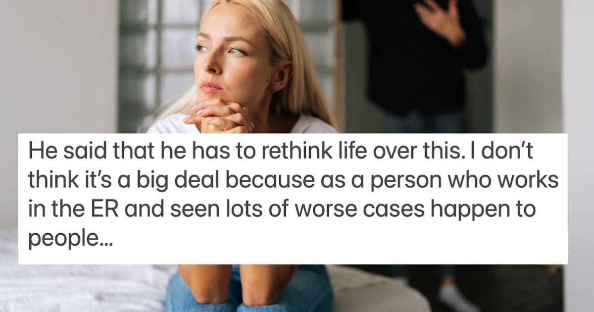 'AITA for telling my BF that he has a long-term medical condition and I ...