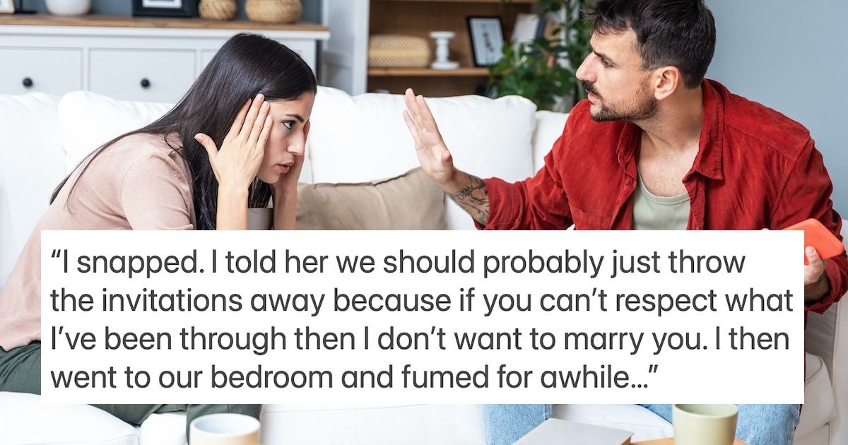'AITA for telling my fiancée there will be no wedding if she keeps ...