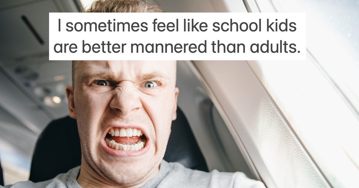 Am I the a-hole for rushing to get off the plane even though I sat in ...