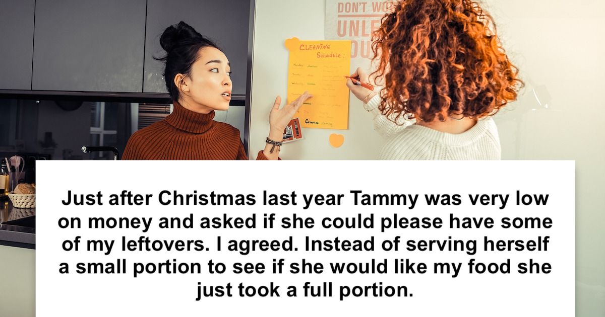 Woman stops sharing food with picky 'broke' roommate, gets called ...