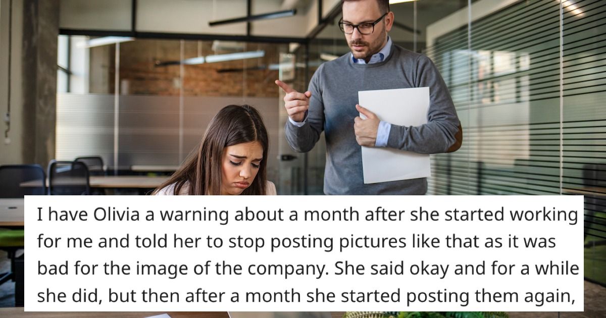Boss fires employee for posting 'provocative' photos on Instagram ...