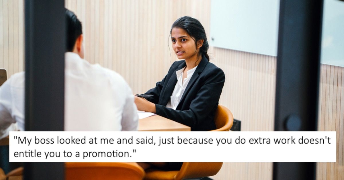 Boss promises promotion for extra work then breaks promise, cue ... Boss promises promotion for extra work then breaks promise, cue ...