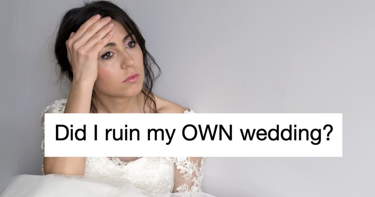 Bride arranges child care far away from wedding reception. AITA ...