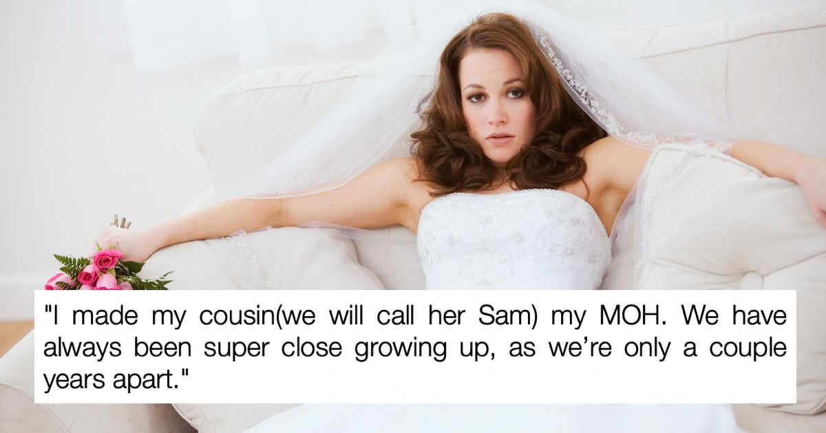 Bride kicks MOH to the curb; 'I don't need this kind of disrespect.' AITA? | Someecards AITA