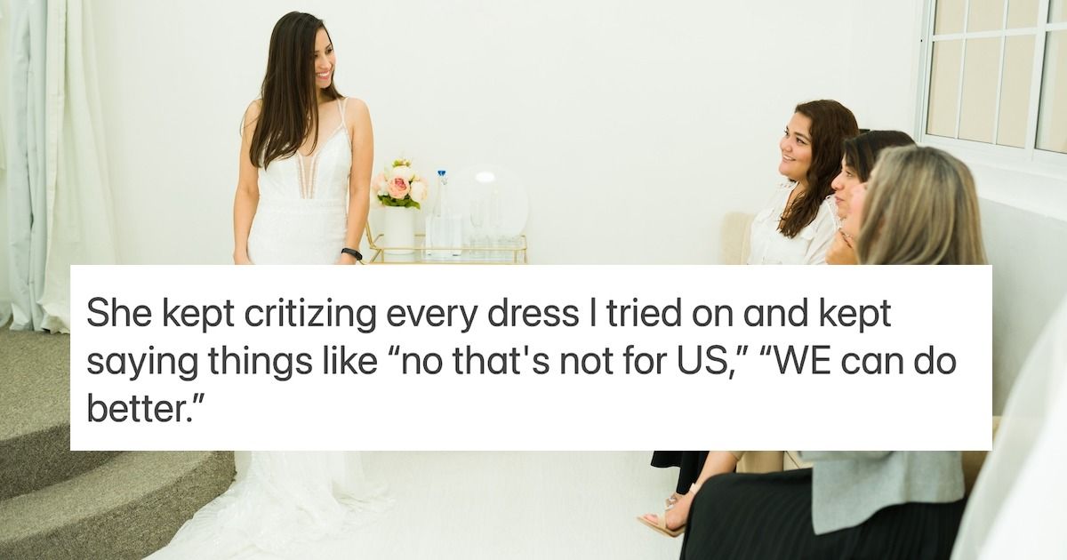 Bride makes mother-in-law cry over dress decision, 'I could've been nicer;' AITA? | Someecards AITA