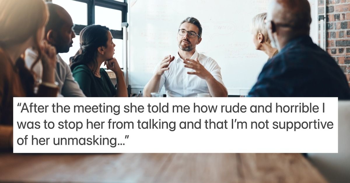 'AITA for calling out my coworker for talking over me?' 'She isn’t ...