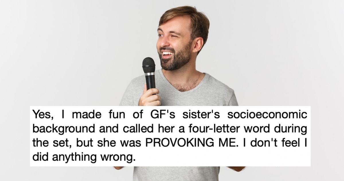 Comedian humiliates GF's sister during stand up set; forced to confront ...