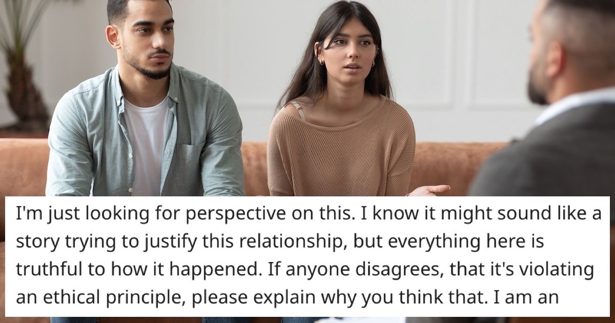 Couples therapist accidentally starts dating former client, asks if he ...