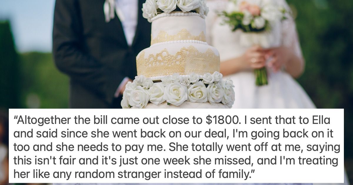 Woman bakes bride's wedding cake, bride bails on babysitting, she sues ...
