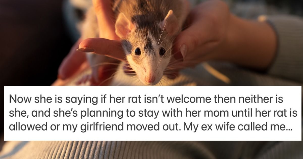 'AITA for making my daughter leave her pet rat at home now that my GF ...