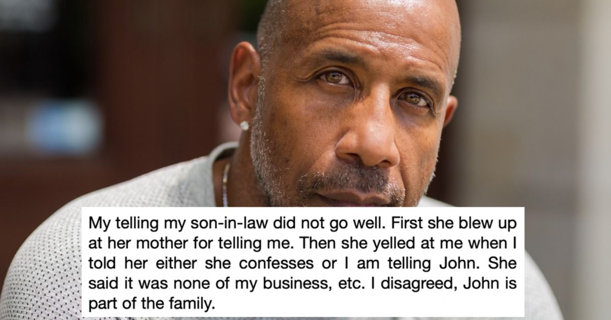 Dad goes behind daughter's back; tells son-in-law, 'Your wife isn't who ...