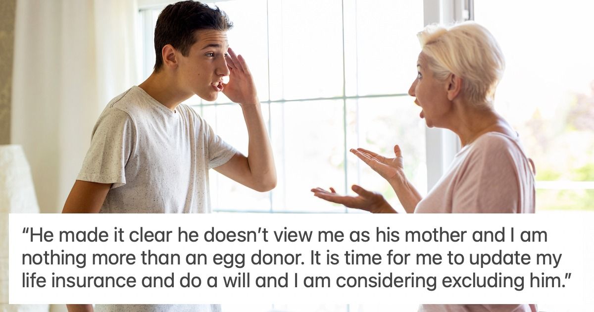 'My son disowned me. WIBTA for removing him from my will and life ...