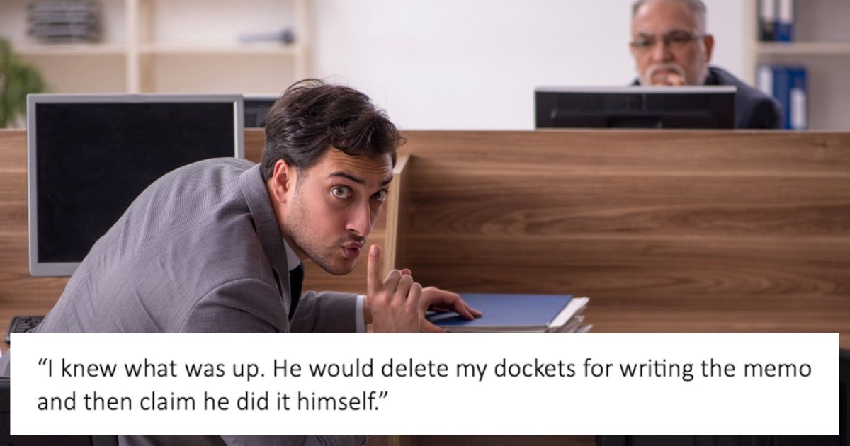 Young lawyer exacts revenge on boss that plagiarizes their work ...