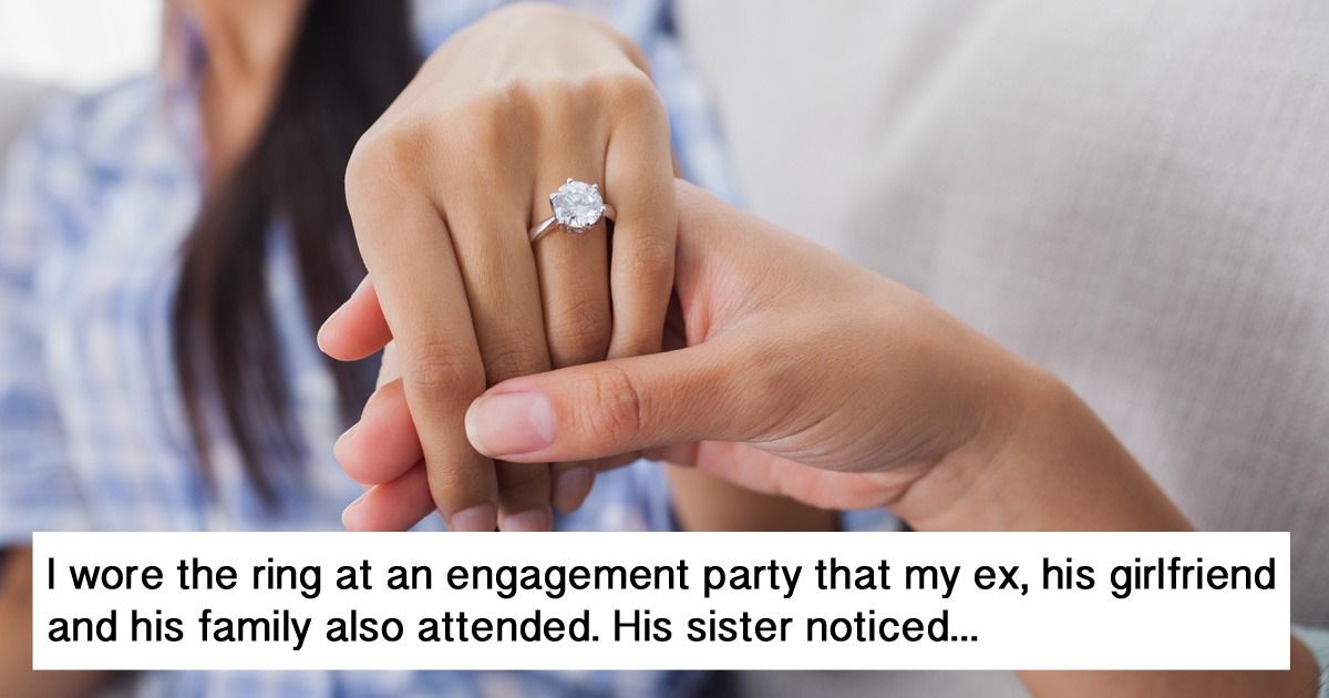 Woman tells ex-fiancé he lost his chance to get ring back; says 'now it ...