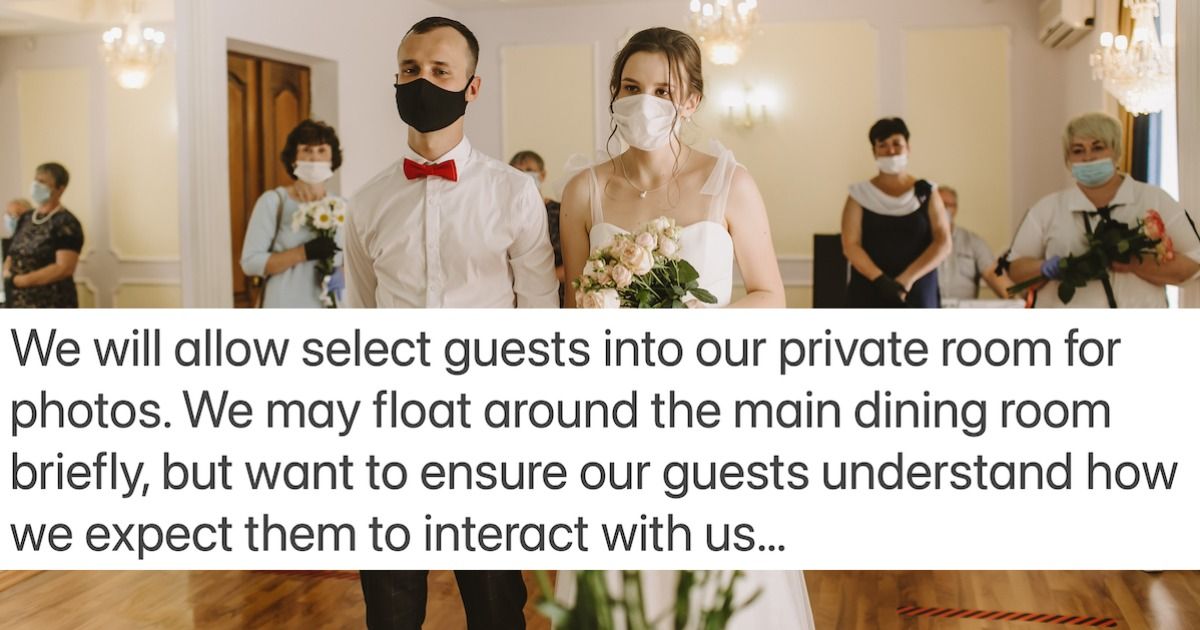 'Germaphobic' bride writes poem for triple-tested guests to 'resist the ...