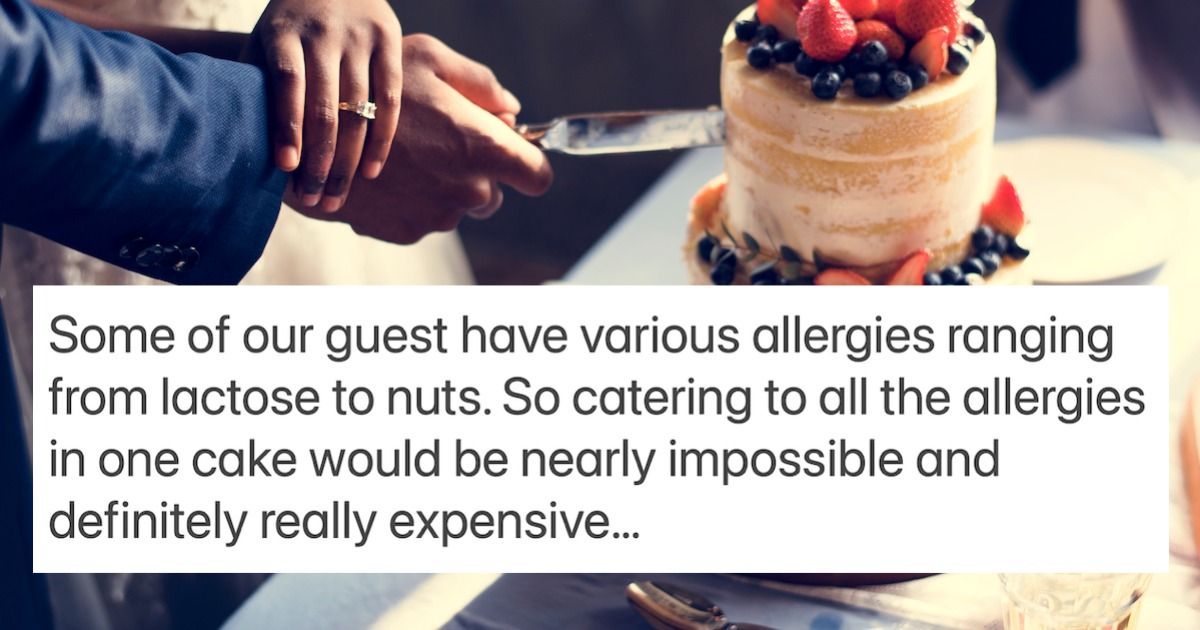 Gluten-free bride asks if it's 'offensive' to order wedding cake for ...
