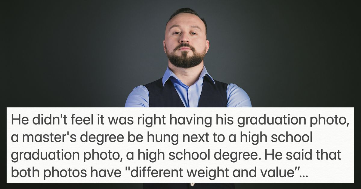 Grown man demands that step-daughter's graduation photo be replaced ...