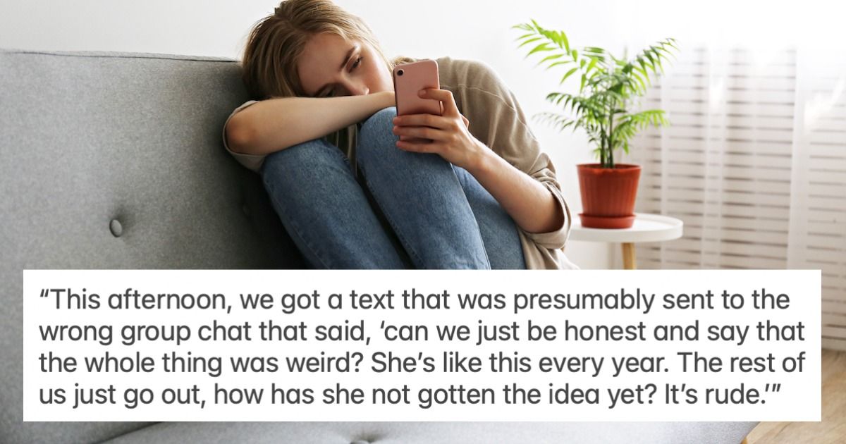 Friends accidentally text birthday girl in wrong group chat, mocking ...