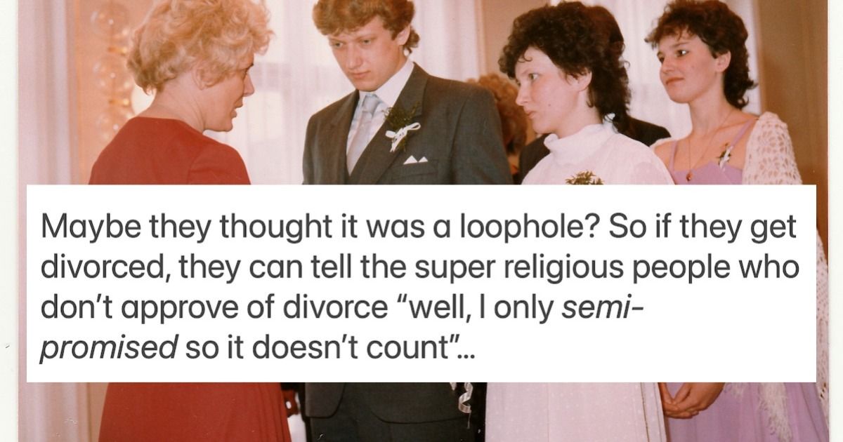 Guest remembers weird 90s wedding, 'everyone in the room was giving the ...