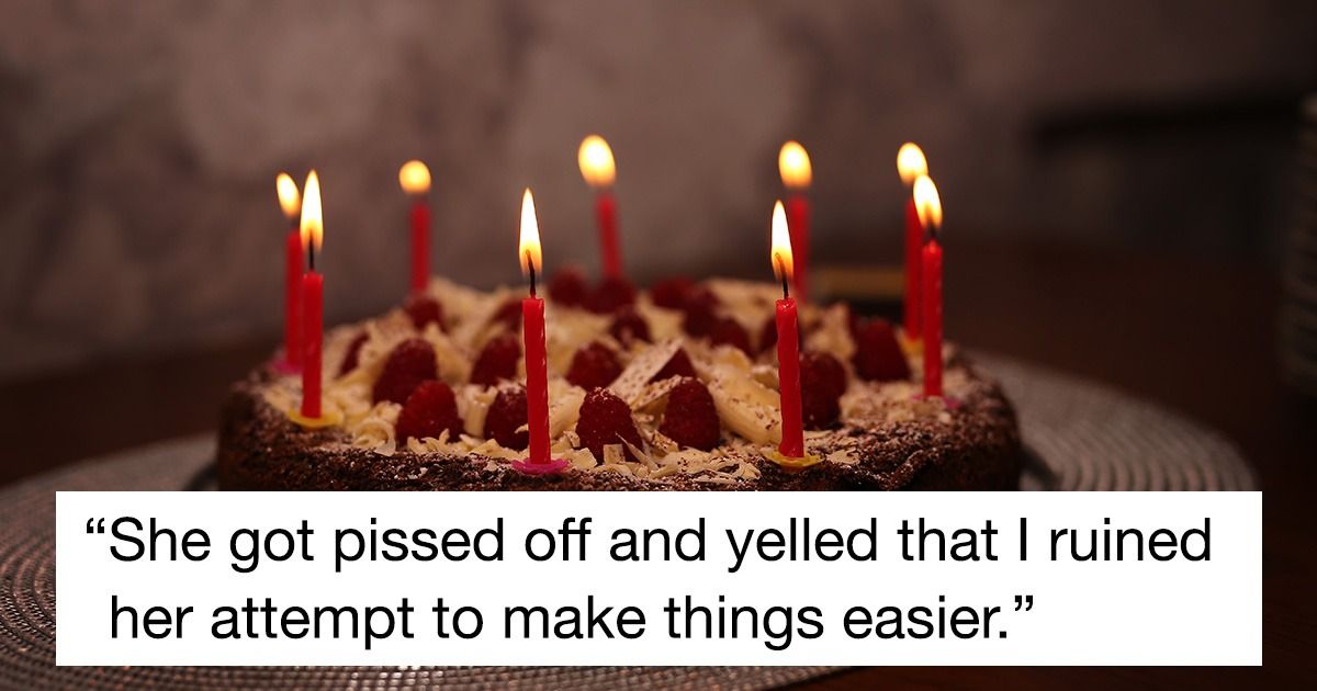 Guy asks if he was wrong for baking bday cake after wife got flavor he ...