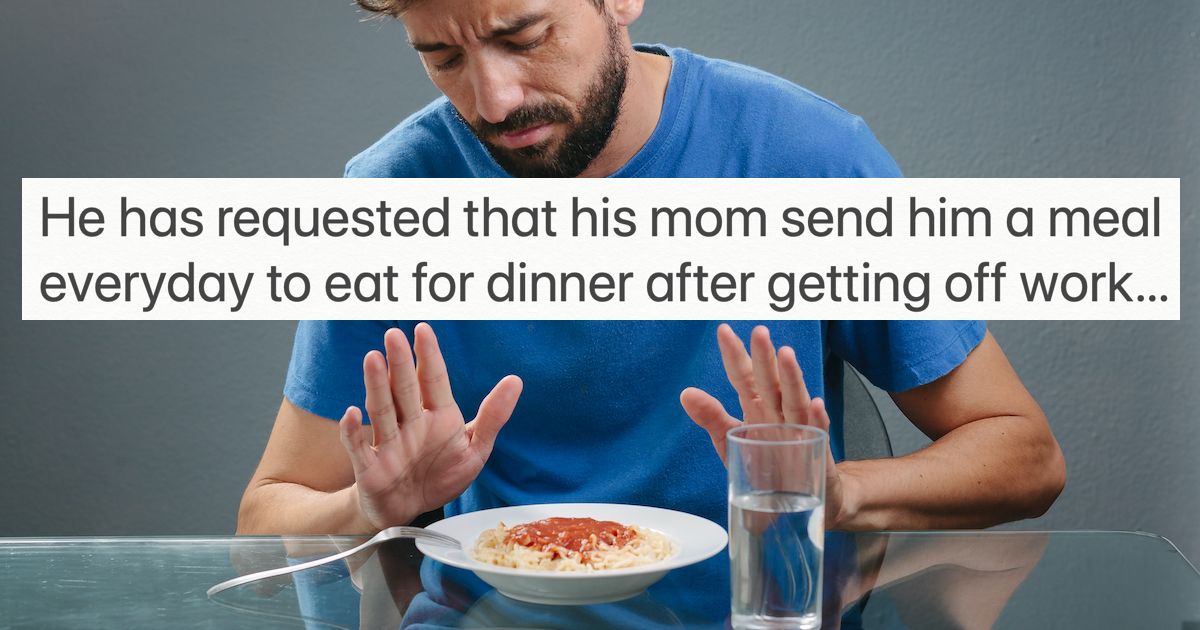 Man Will Only Eat His Moms Food Even When Wife Insists On Cooking Someecards Marriage 