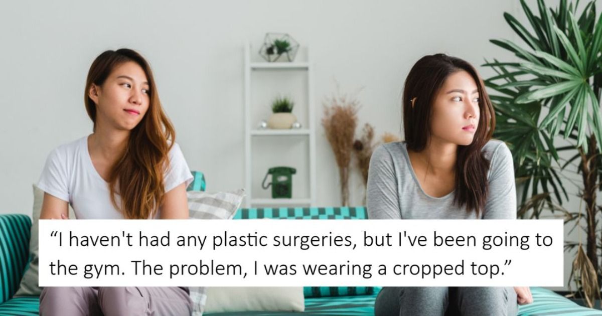 Aita For Telling My Friend She Cant Comment On My Body Because Shes Had Plastic Surgery