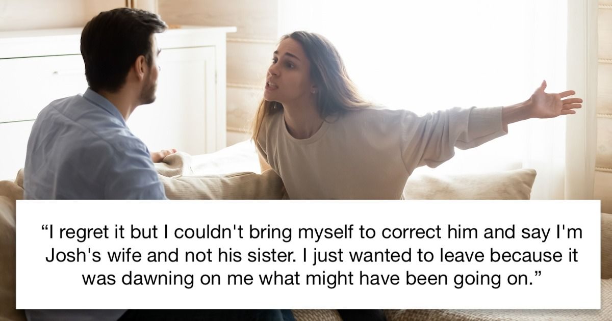 'I found out my husband has been telling his coworkers I'm his sister. What do I do?' UPDATED 2X ...