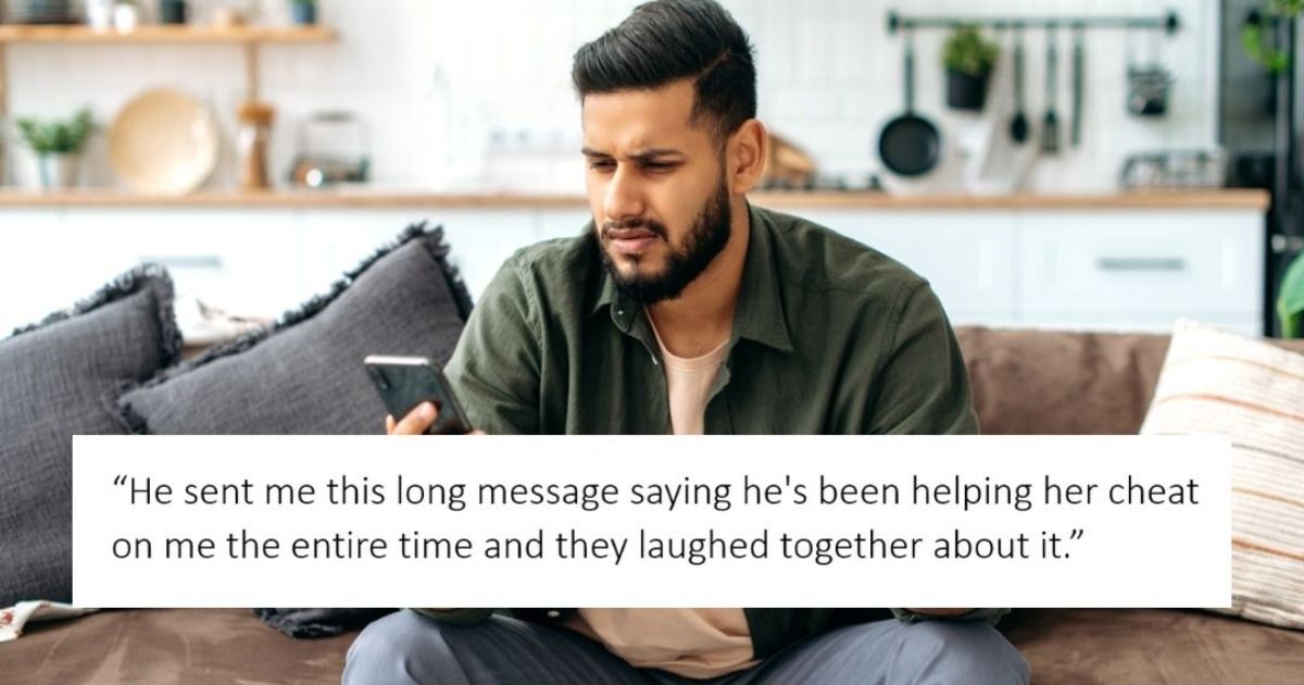 'AITA for believing my GF's best male friend's text saying that they're ...