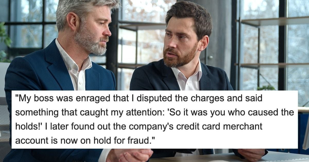 'I'm pretty sure my boss stole my identity. I was written up when I ...