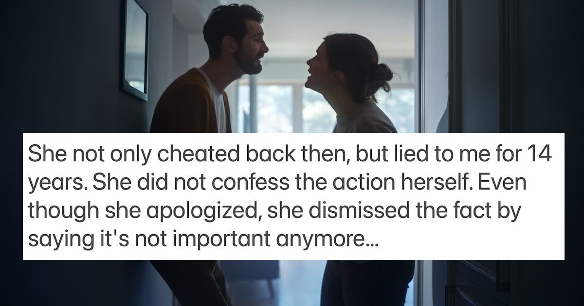 Man can't recover after learning his wife cheated 14 years ago, 'I would've broken it off.' AITA ...