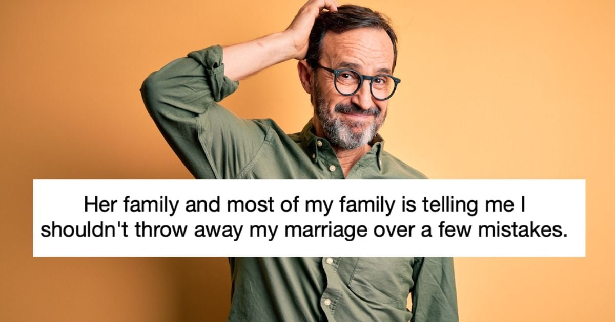 Aita For Ending A 20 Year Marriage After Learning My Wife Cheated
