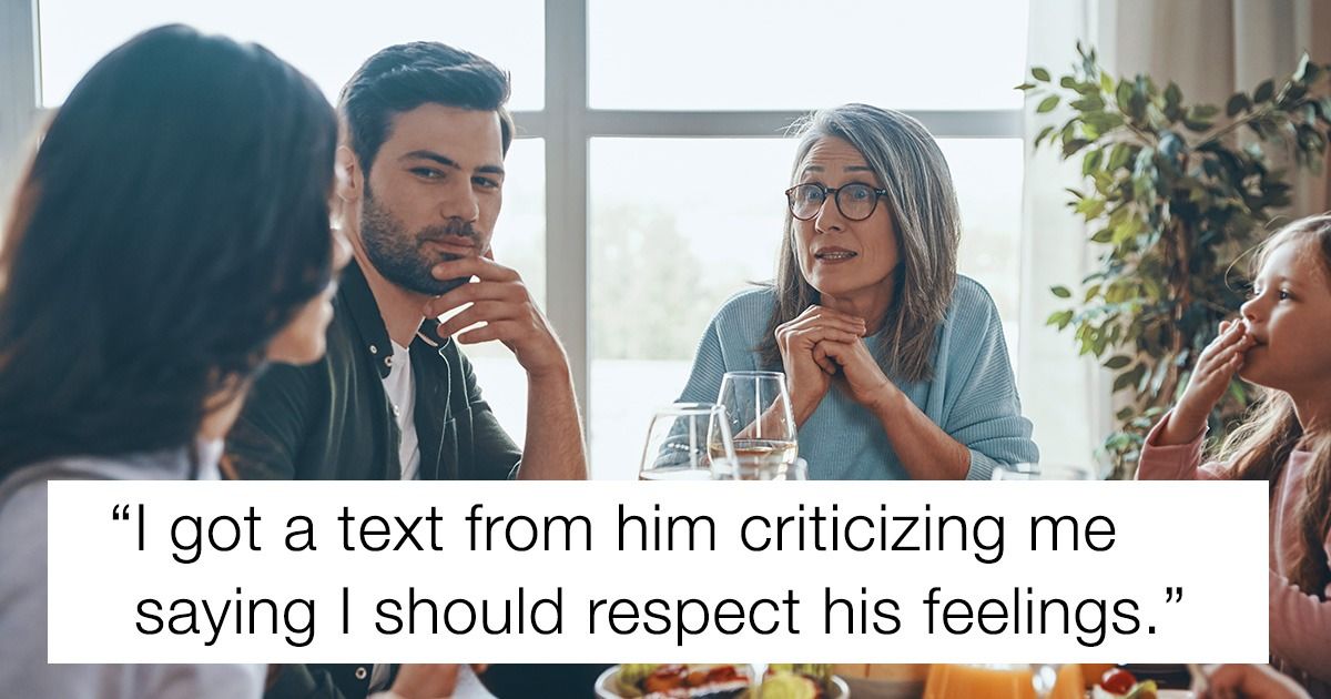 Man Asks If He Was Wrong To Tell Adult Son Its Time To Get Over The