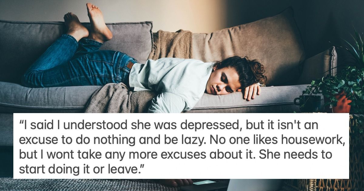 Man tells GF she's not depressed she's just lazy, he gets called out ...