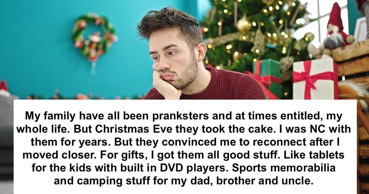 'I withheld Christmas gifts after my family pranked me and my GF with ...