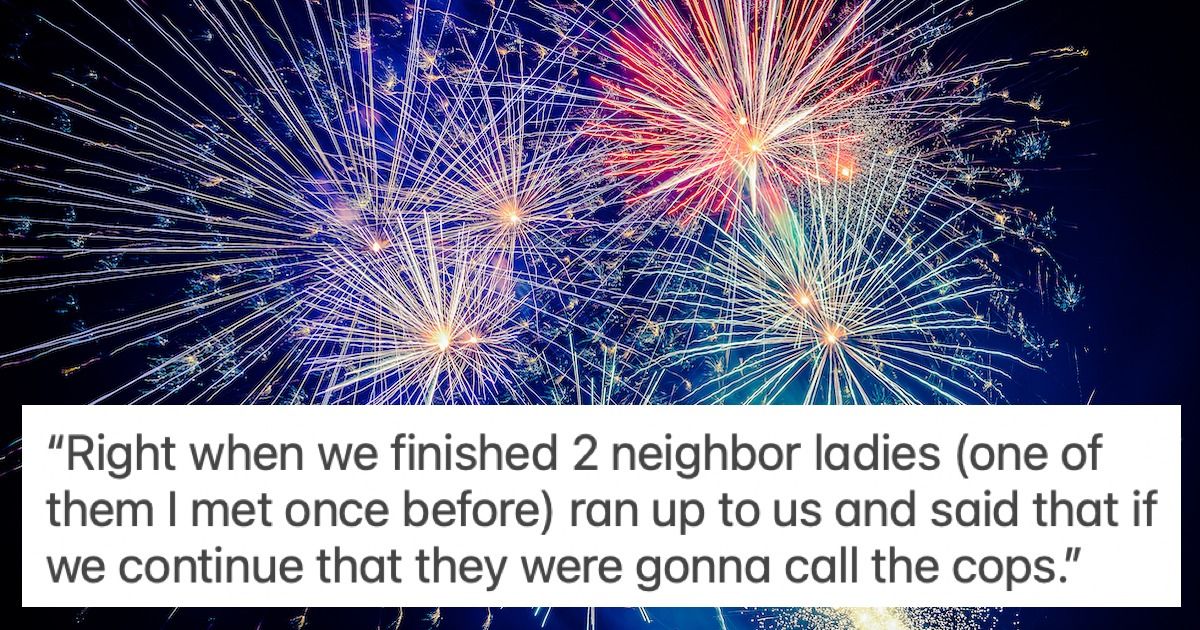 Neighbors say man's fireworks hit their house, scared dogs, he says ...