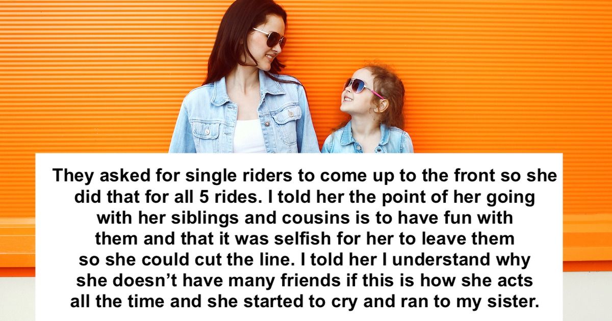 Mom calls daughter 'selfish' for cutting ride line, 'this is why you ...