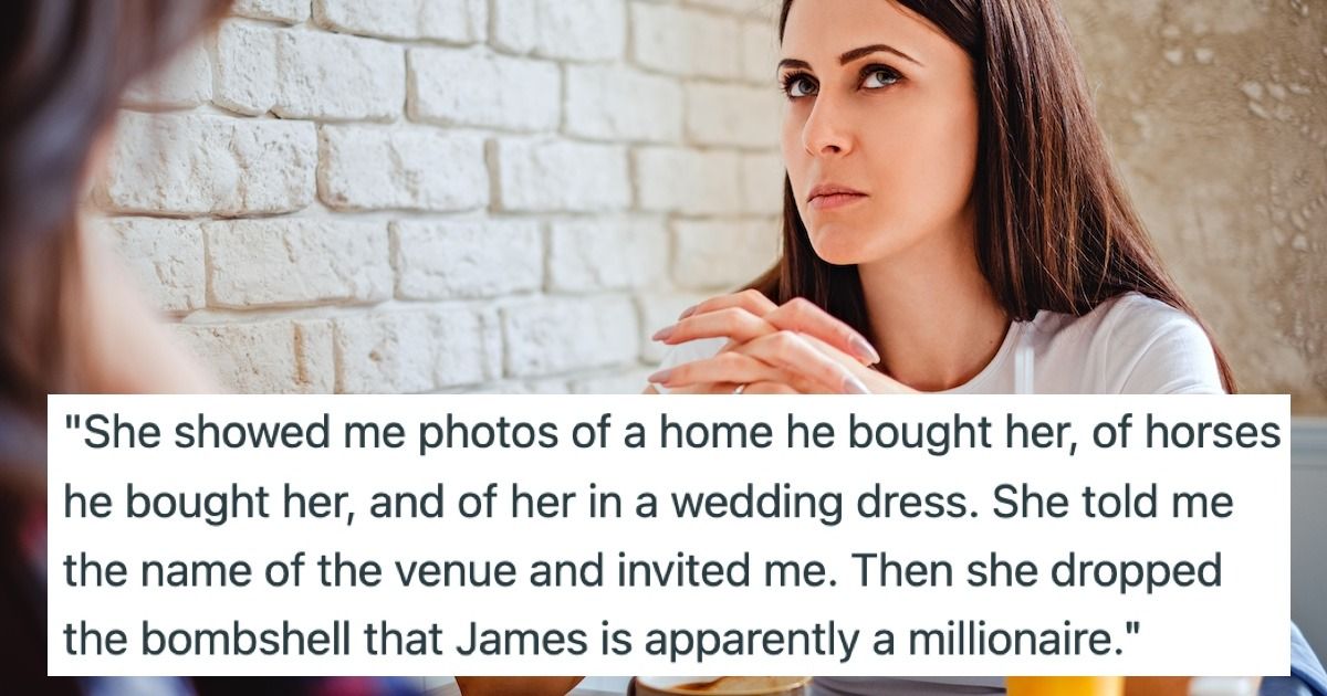 'My BFF announced she's getting married next week. I have reason to ...