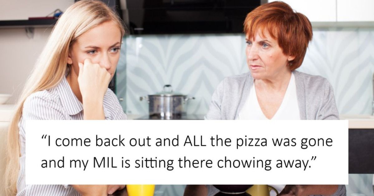 'AITA for getting angry at my MIL for coming over and eating all of my food?' | Someecards AITA